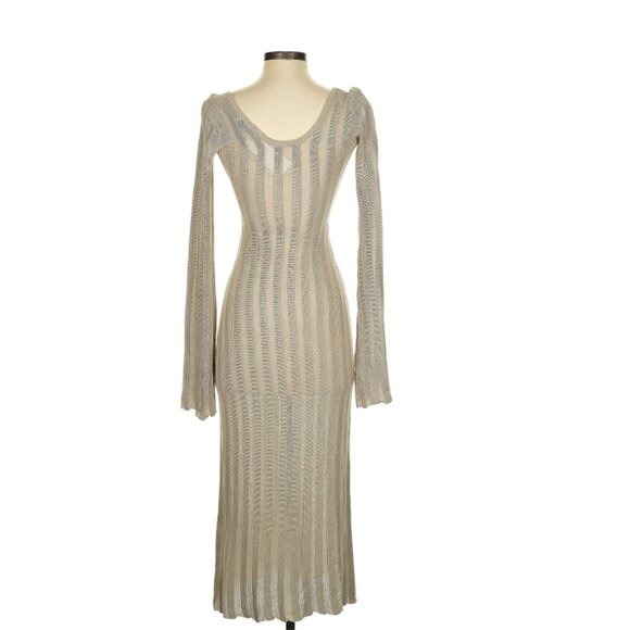 Heavy Manners | Dresses | Heavy Manners Sweet Thing Knit Dress In Sand ...